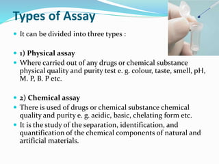 Biological assay, drug assay, Bioassay of Insulin | PPT