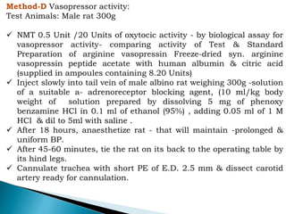 Biological assay of oxytocin | PPTX