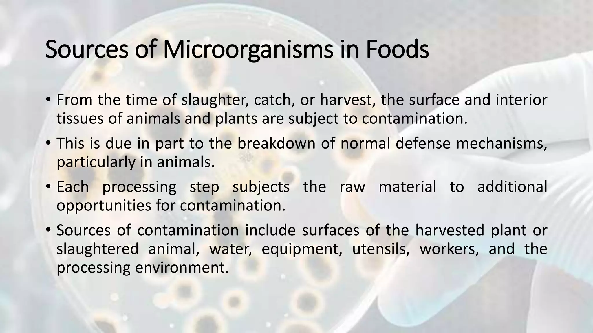 Microbiological assessment in food industry | PPTX