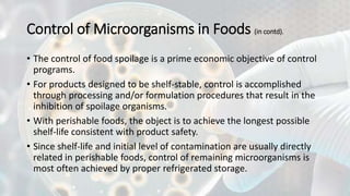 Microbiological assessment in food industry | PPTX