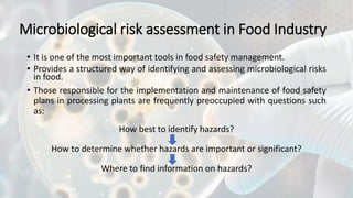 Microbiological assessment in food industry | PPTX