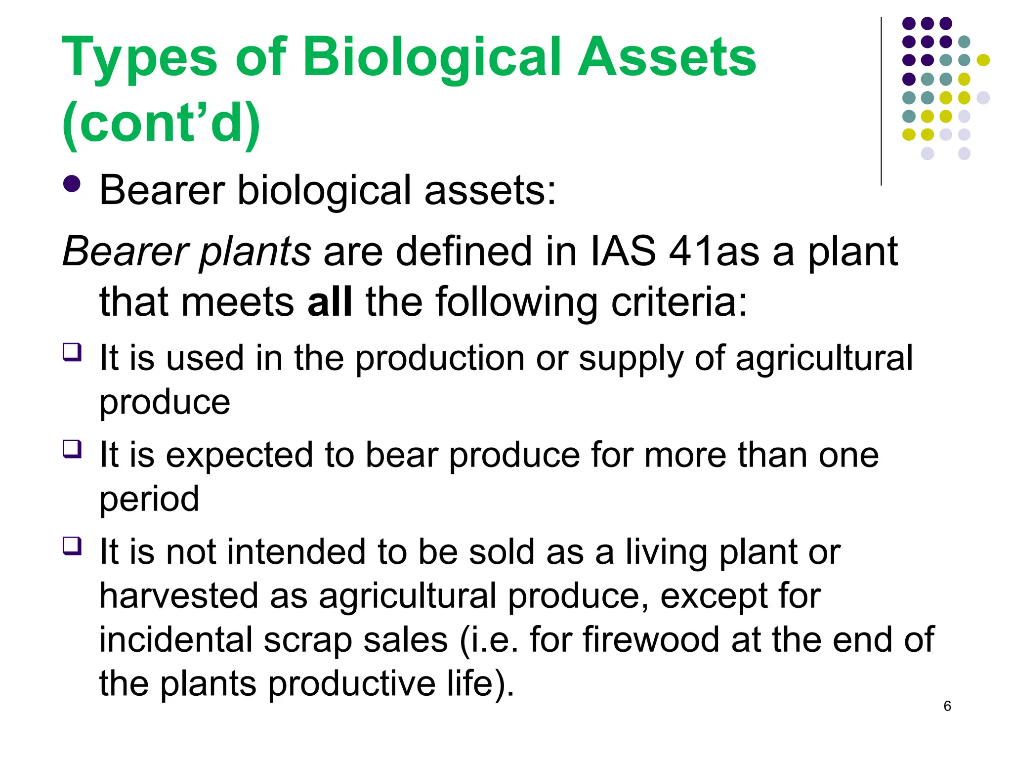 Biological Assets and agricultural aasset | PPT
