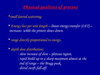 Biological basis of proton and high let beam | PPT