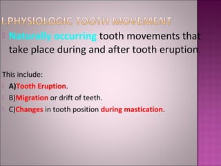 Biological basis of tooth movement | PPT
