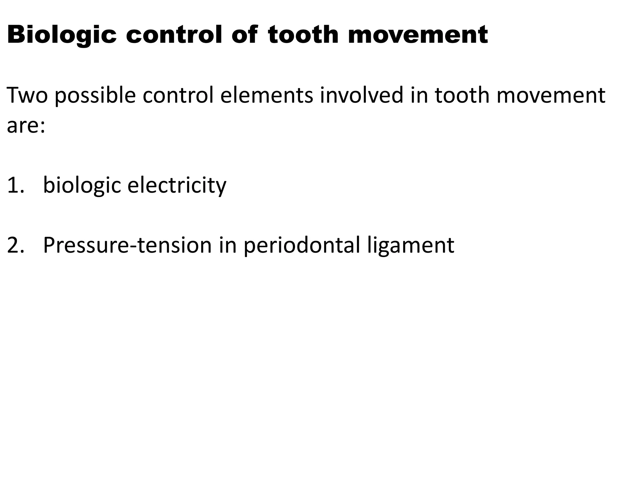 Biological basis of tooth movement | PPTX | Dental Health | Diseases ...