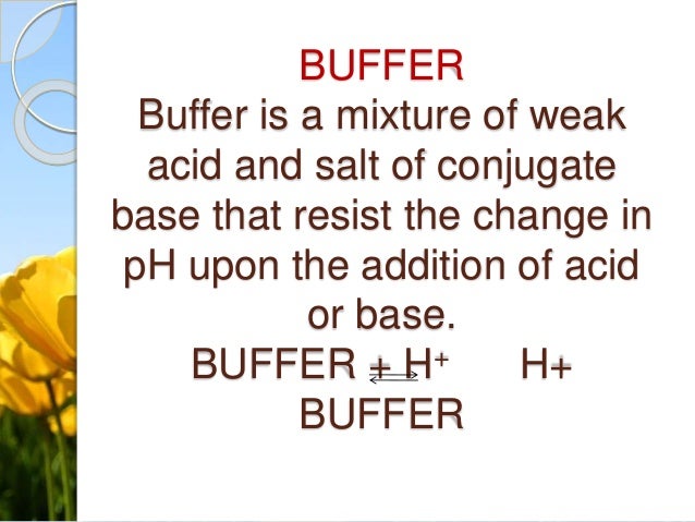 Biological buffer
