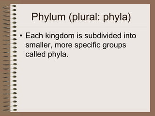 Biological classification | PPT