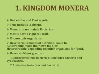 BIOLOGICAL CLASSIFICATION - FIVE KINGDOMS - VIRUS & VIROIDS. | PPTX