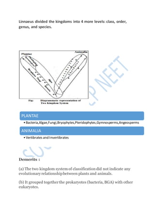 Biological classification | DOCX