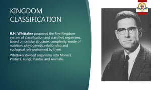 Biological classification CLASS11th | PPTX