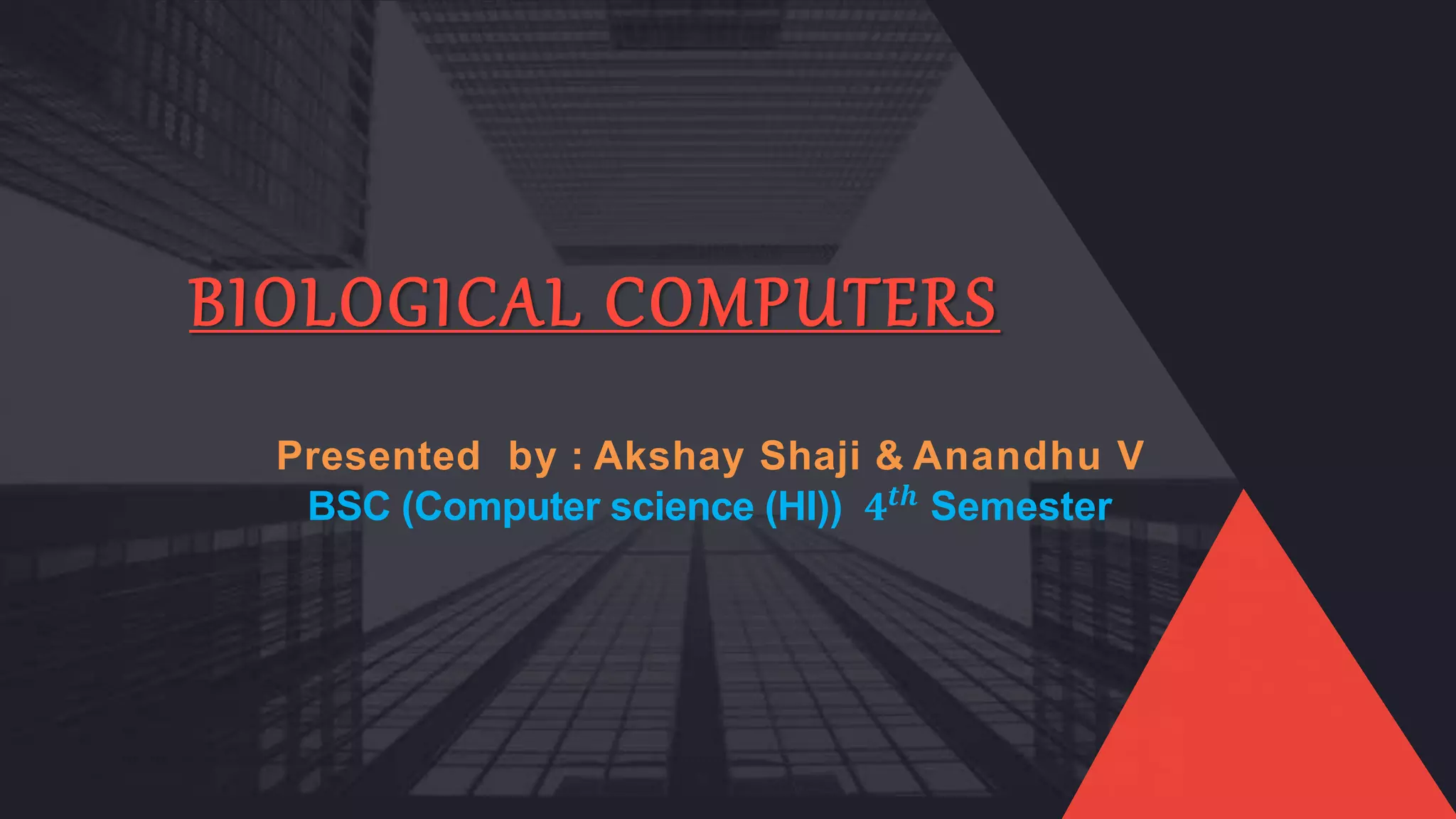 Biological computers | PPT