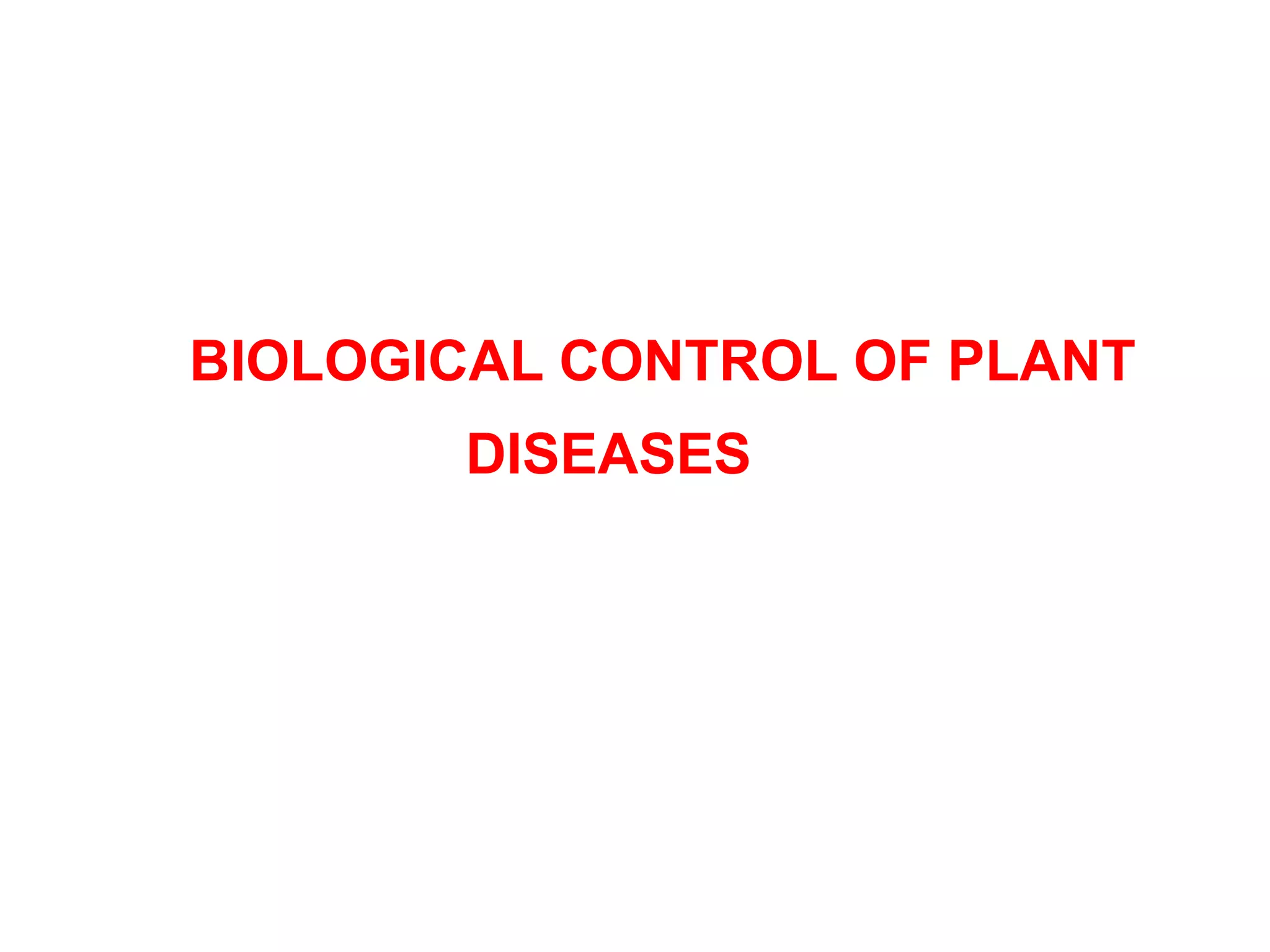 Biological control | PPT
