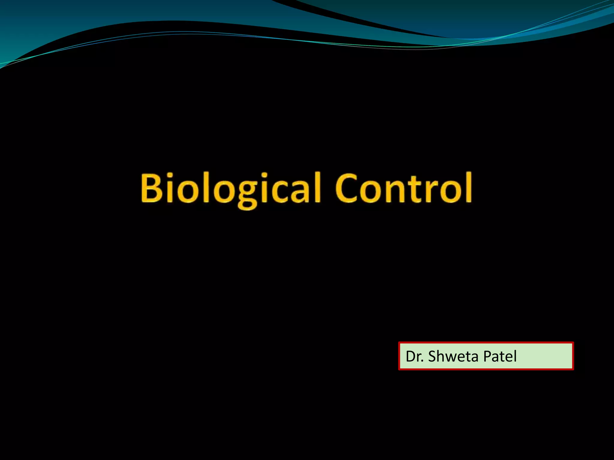 Biological control | PPT