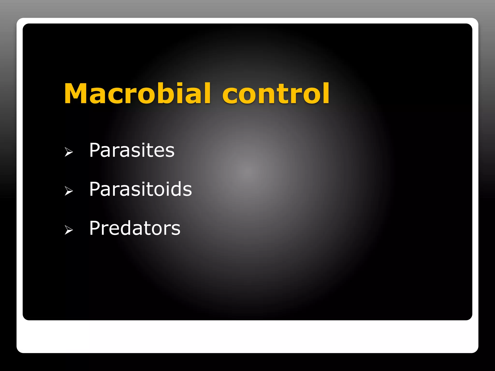 Biological control | PPT