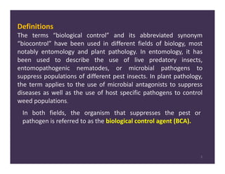 Biological Control: A Natural Approach to Pest Management | PDF