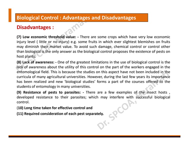Biological Control.pdf college of agriculture | PPT