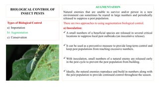 Biological control of insects pest and types of biological control | PPT