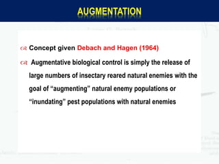 Biological control by augmentation | PPTX