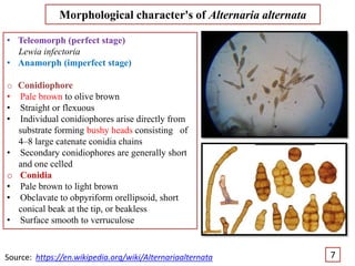 Biological control of alterneria alternata | PPTX