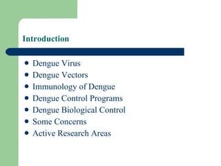 Biological control of dengue | PPT