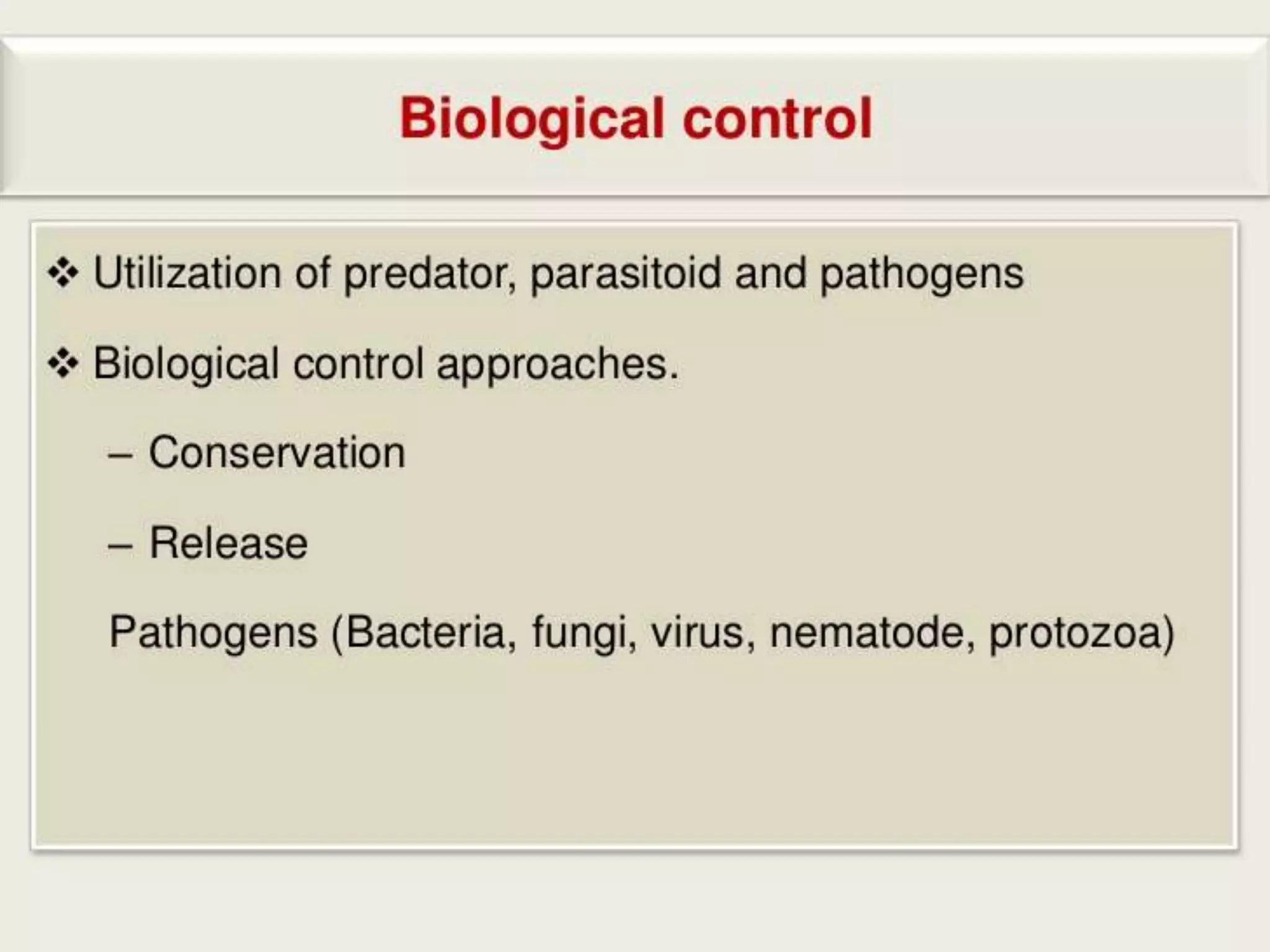 Biological control of insects pests by allah dad khan | PPTX
