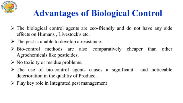 Biological control of oilseed pests | PPTX