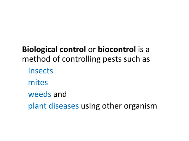 Biological control of pest | PPTX | Beekeeping | Hobbies & Interests