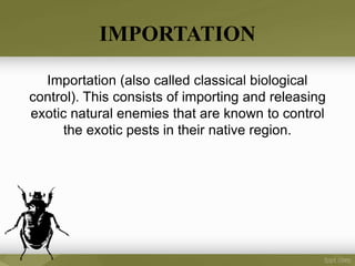 Biological control of pest | PPTX