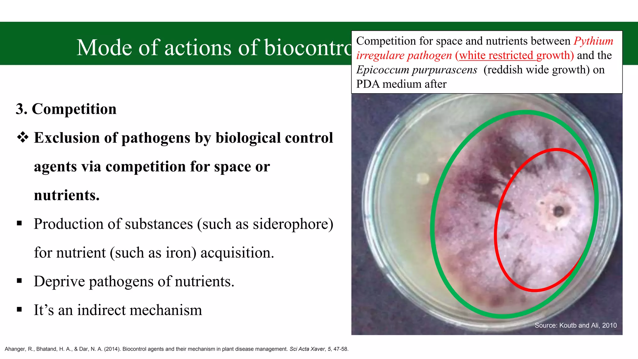 Biological control of plant pathogens | PPTX