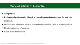 Biological control of plant pathogens | PPTX