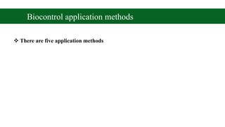 Biological control of plant pathogens | PPTX