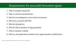Biological control of plant pathogens | PPTX