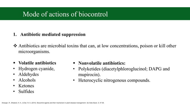 Biological control of plant pathogens | PPTX | Gardening | Home & Garden
