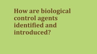 Biological control of weeds | PPT