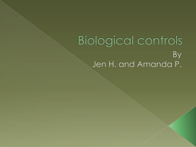 Biological Controls | PPT
