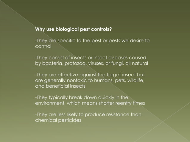 Biological Controls | PPT