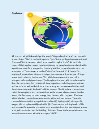 Biological cycles | PDF