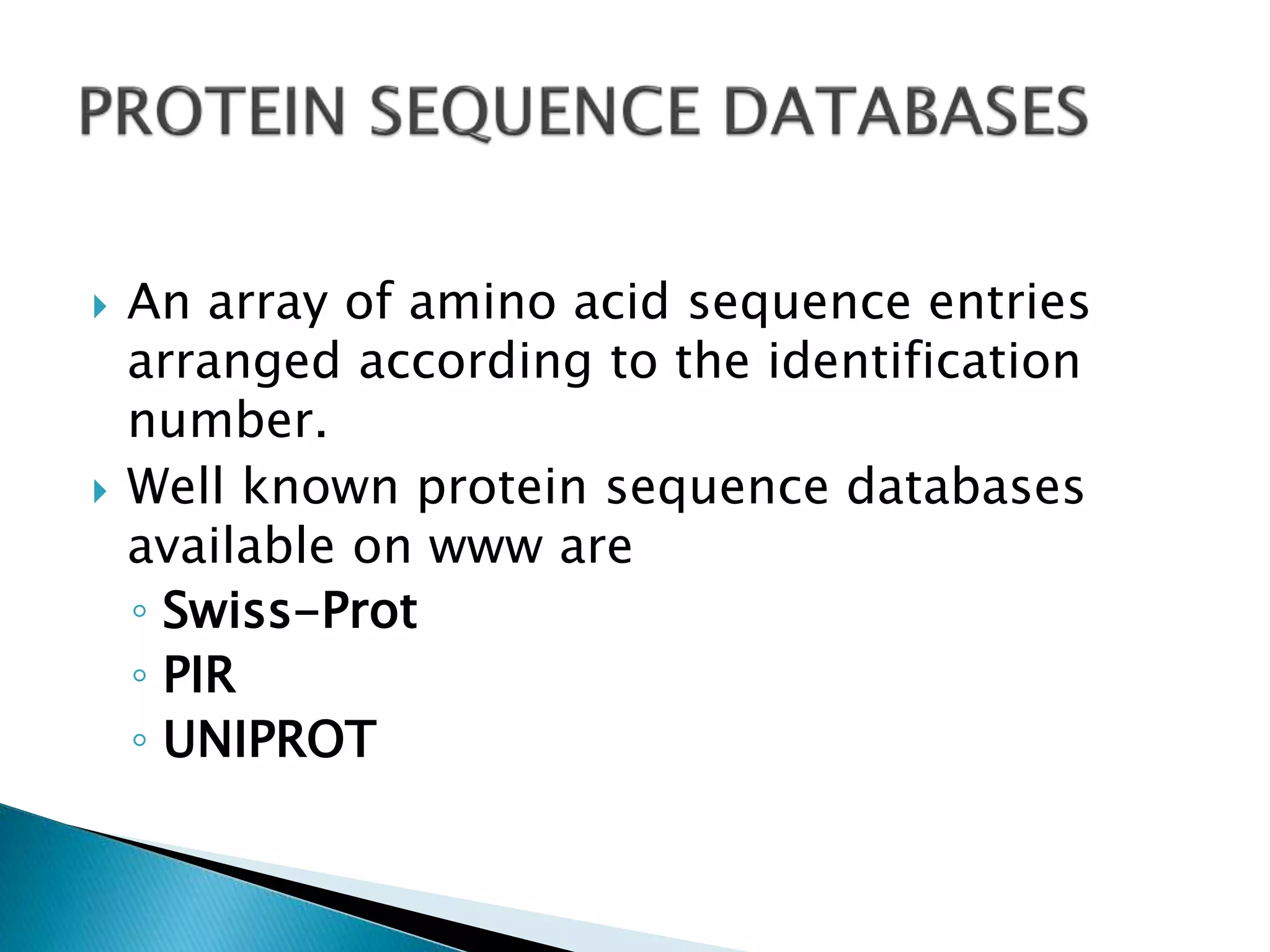 Biological database | PPTX