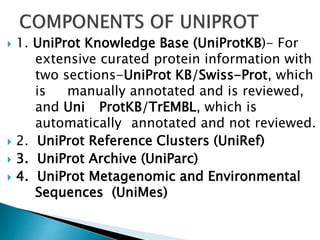 Biological database | PPTX