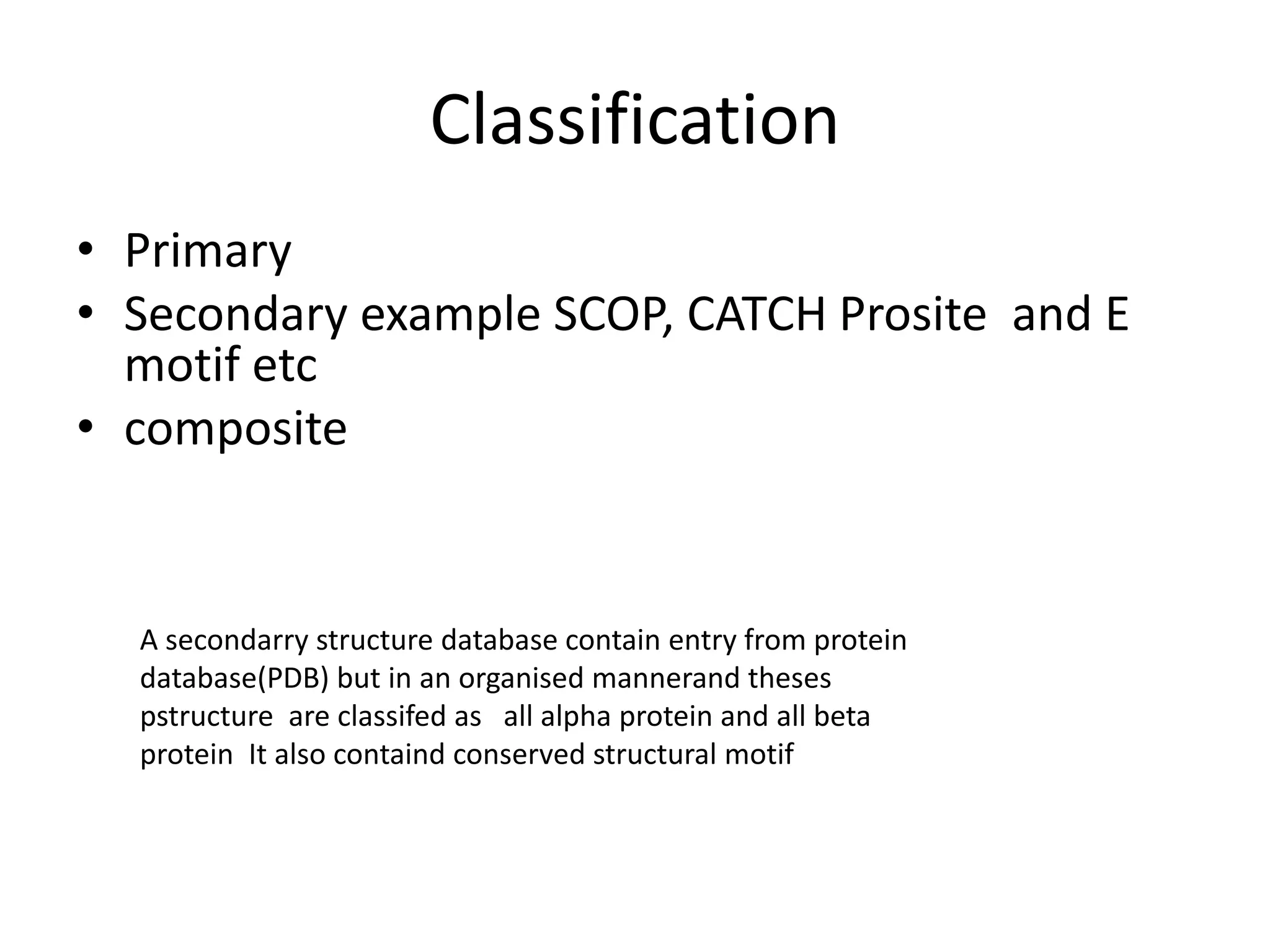 Biological data base | PPT