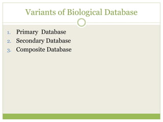 Biological database....pptx