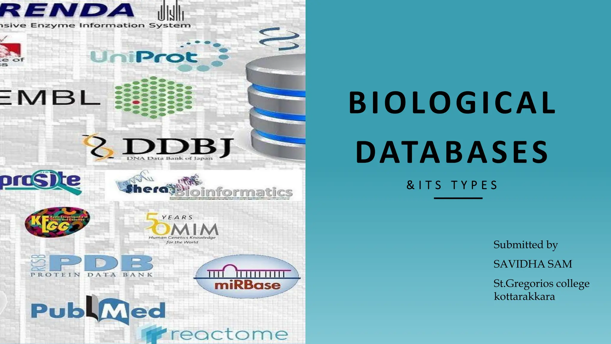 BIOLOGICAL DATABASE AND ITS TYPES,IMPORTANCE OF BIOLOGICAL DATABASE ...