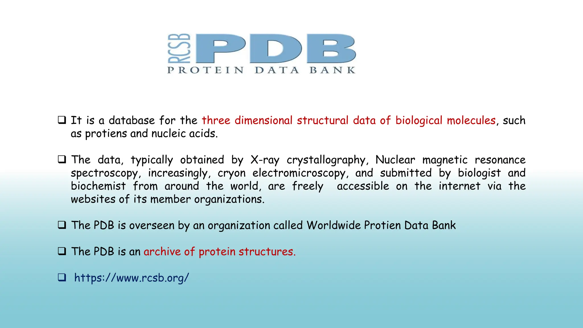 BIOLOGICAL DATABASE AND ITS TYPES,IMPORTANCE OF BIOLOGICAL DATABASE | PDF