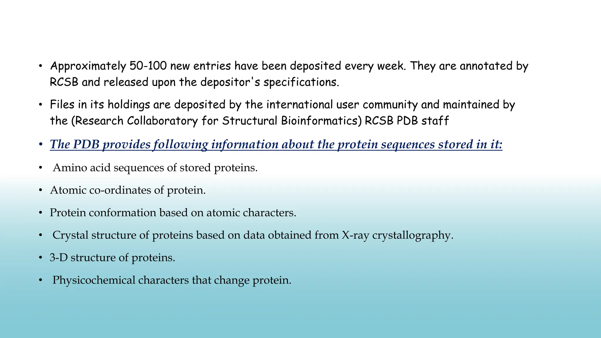 BIOLOGICAL DATABASE AND ITS TYPES,IMPORTANCE OF BIOLOGICAL DATABASE | PDF