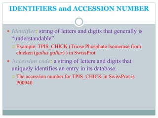 Biological database by kk sahu | PPTX