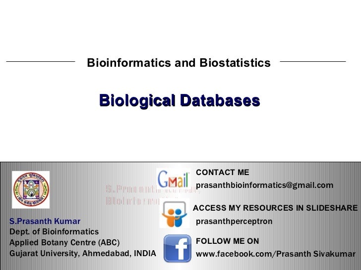Biological databases