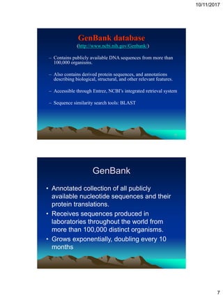 Biological databases | PDF