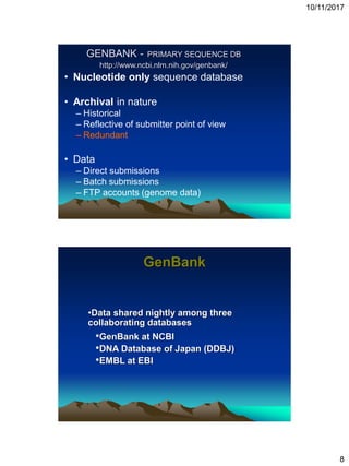 Biological databases | PDF