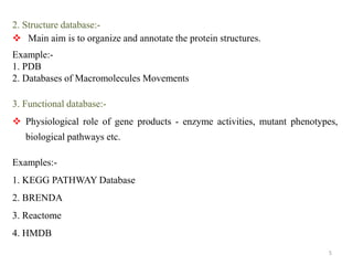 Biological databases | PPTX
