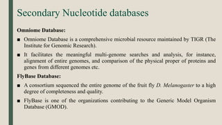 Biological databases | PPTX